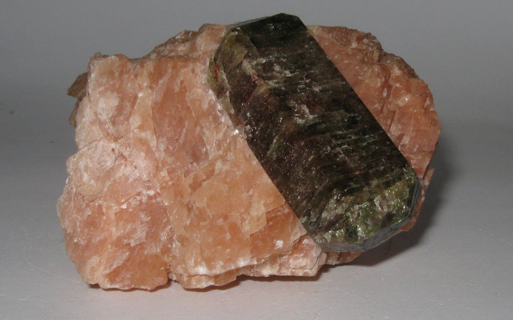 Apatite in Calcite Matrix - Yates Mine, Otter – Of Coins & Crystals